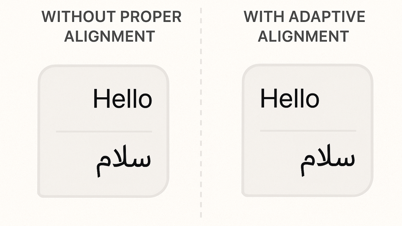 💡 CSS Tip for Multilingual Text Alignment 💡 CSS Tip for Multilingual Text Alignment