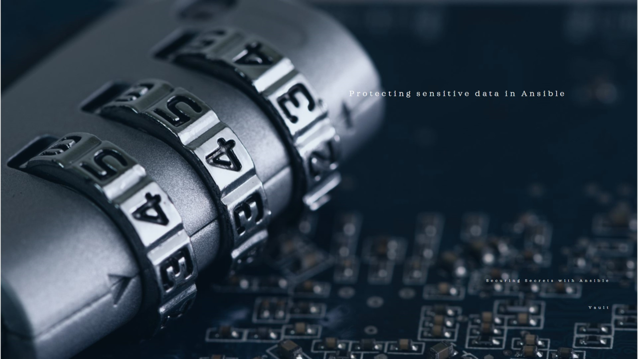 Securing Secrets in Ansible with Ansible Vault Securing Secrets in Ansible with Ansible Vault
