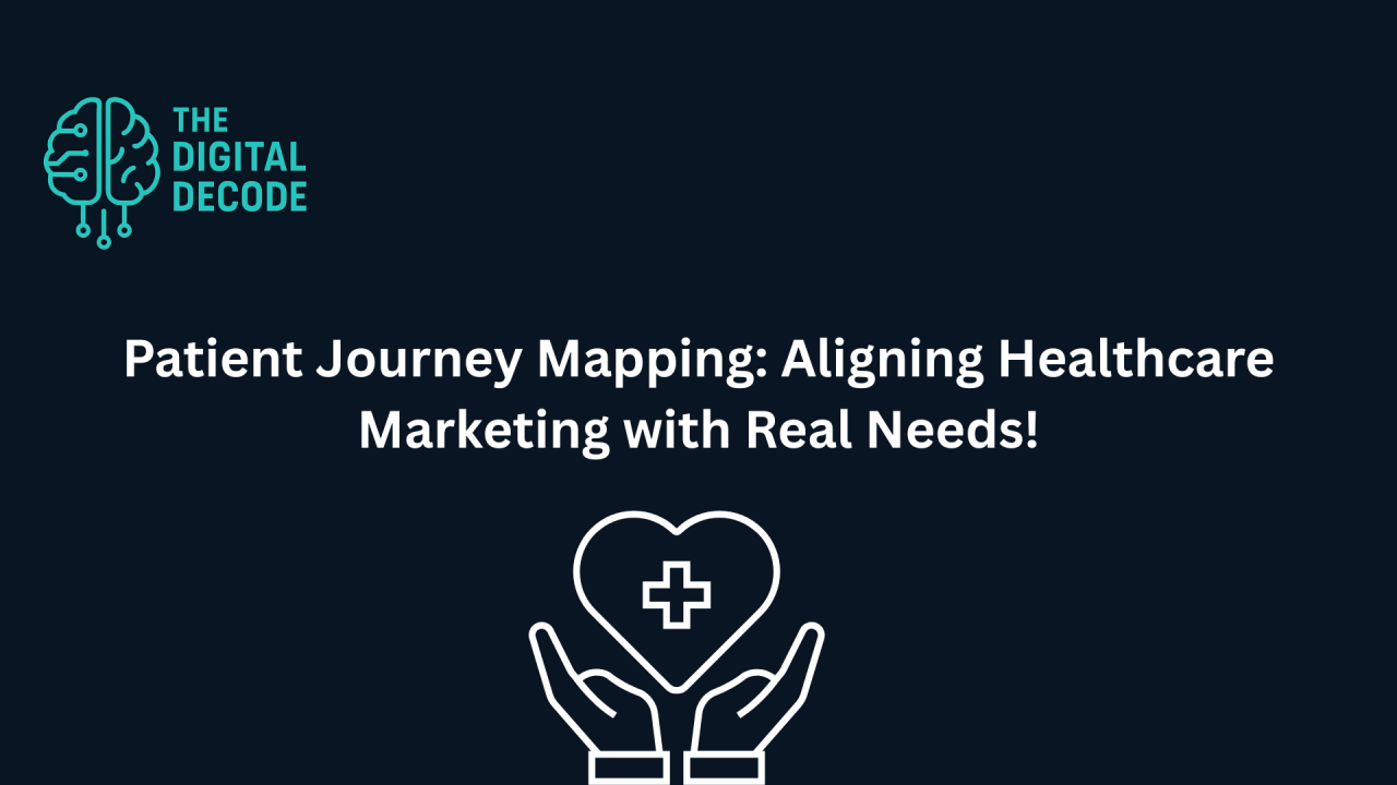 Patient Journey Mapping: Aligning Healthcare Marketing with Real Needs! Patient Journey Mapping: Aligning Healthcare Marketing with Real Needs!