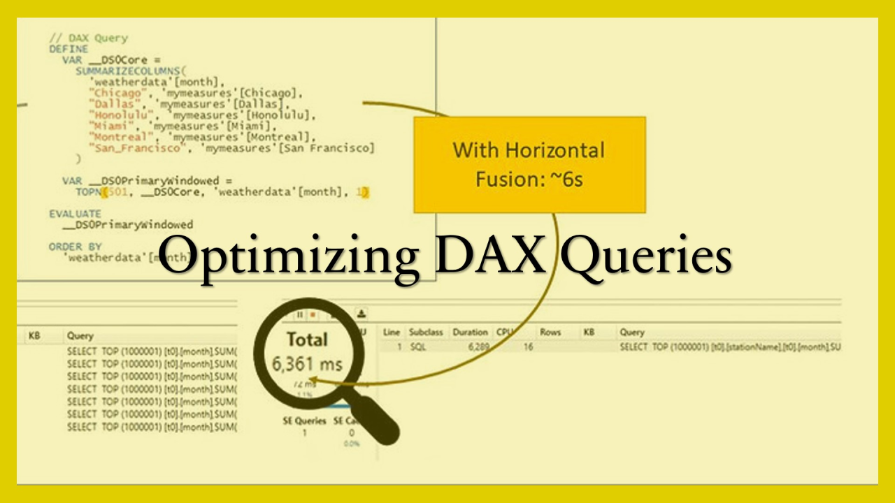 Optimizing DAX Queries: Enhancing Power BI Report Performance Optimizing DAX Queries: Enhancing Power BI Report Performance