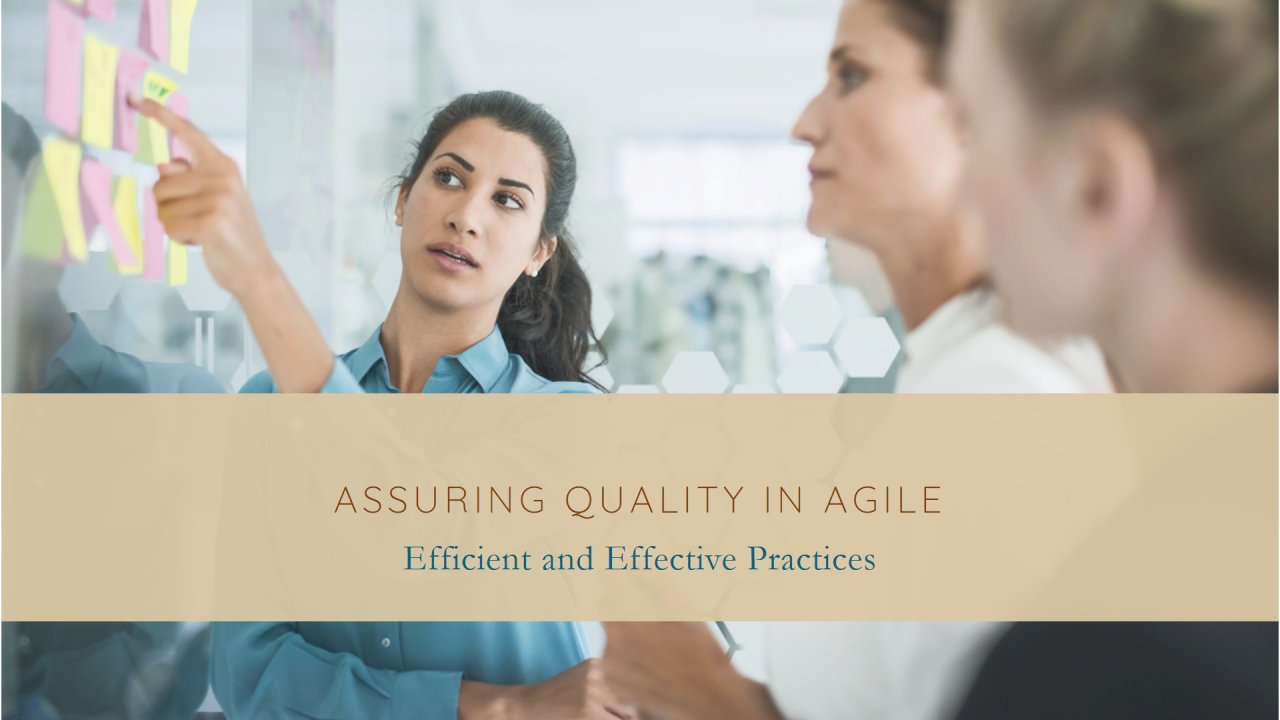 Quality Assurance in Agile Environments Quality Assurance in Agile Environments
