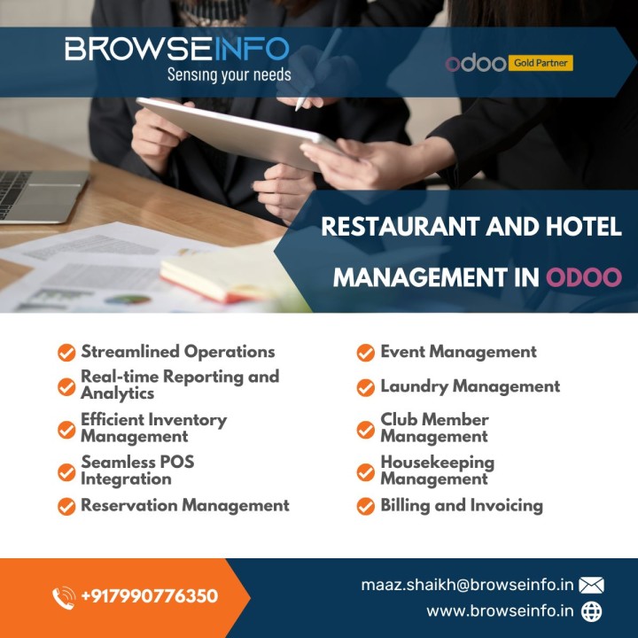 Hotel & Restaurant Module in Odoo Hotel & Restaurant Module in Odoo
