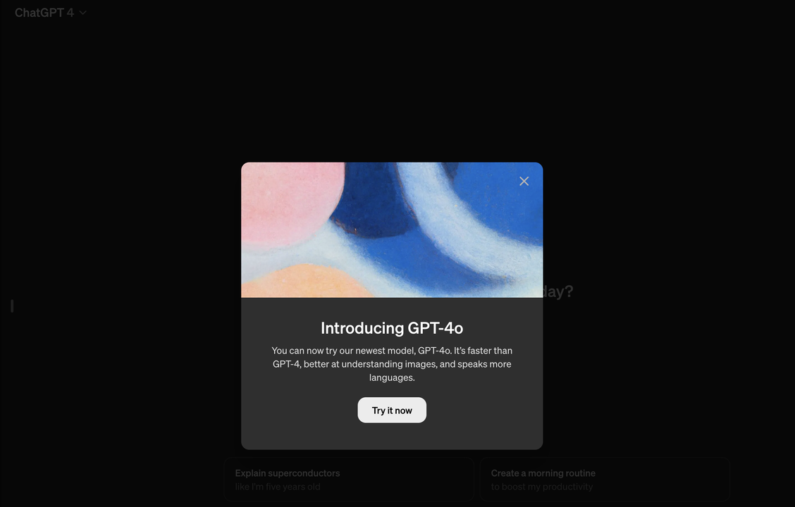 ChatGPT just became free for all: Introducing GPT-4o ChatGPT just became free for all: Introducing GPT-4o