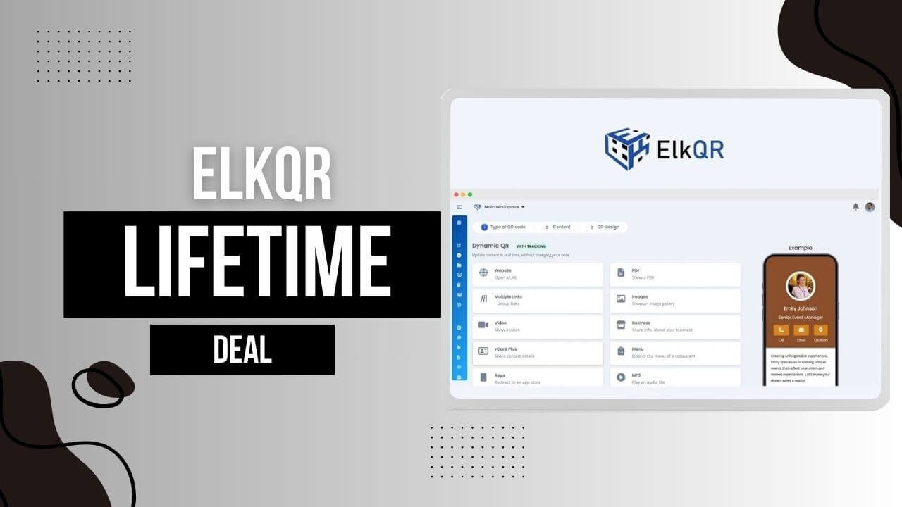ElkQR Lifetime Deal | Create Custom QR Codes in Minutes ElkQR Lifetime Deal | Create Custom QR Codes in Minutes