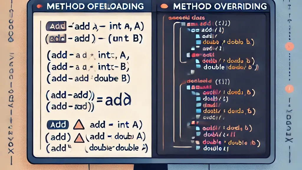 Understanding Method Overloading and Method Overriding in Java Understanding Method Overloading and Method Overriding in Java