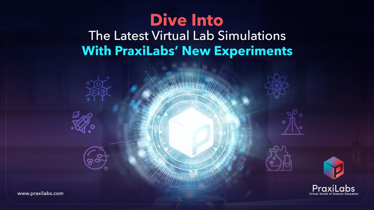 New Virtual Lab Simulations from PraxiLabs! New Virtual Lab Simulations from PraxiLabs!