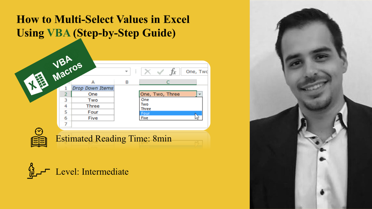 How to Multi-Select Values in Excel Using VBA (Step-by-Step Guide) How to Multi-Select Values in Excel Using VBA (Step-by-Step Guide)