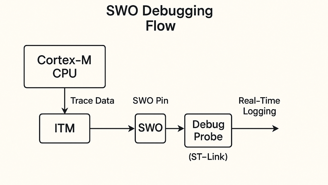 ๐ Why SWO (Serial Wire Output) Can Be a Game-Changer for Embedded Debugging ๐ Why SWO (Serial Wire Output) Can Be a Game-Changer for Embedded Debugging