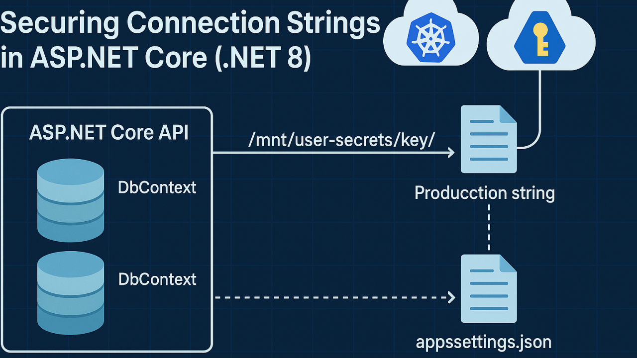 🔐 Securing Connection Strings in ASP.NET Core (.NET 8) with Kubernetes ... 🔐 Securing Connection Strings in ASP.NET Core (.NET 8) with Kubernetes ...