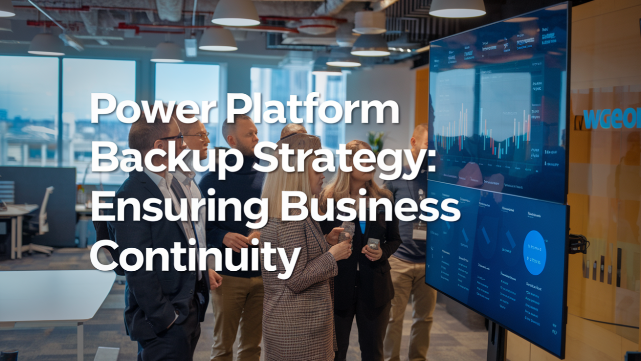 Power Platform Backup Strategy: Ensuring Business Continuity Power Platform Backup Strategy: Ensuring Business Continuity