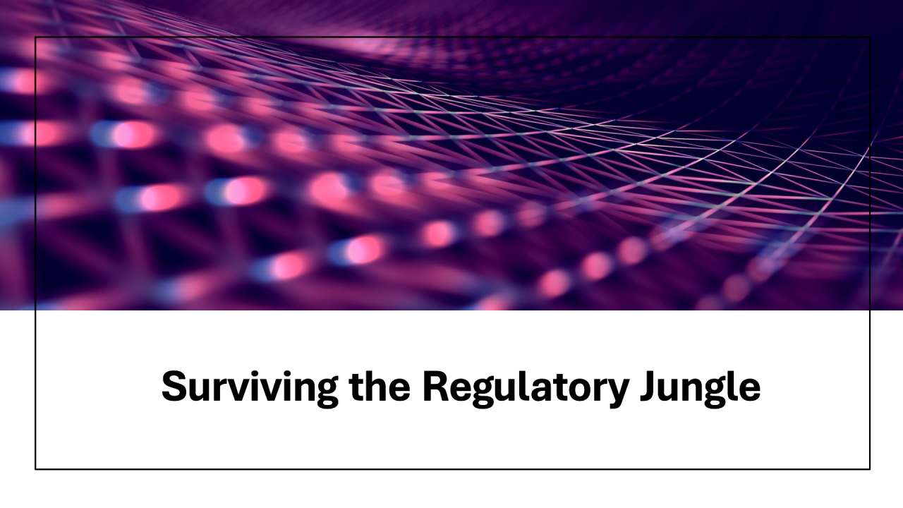 Startup Survival Guide: Navigating the Regulatory Jungle Startup Survival Guide: Navigating the Regulatory Jungle