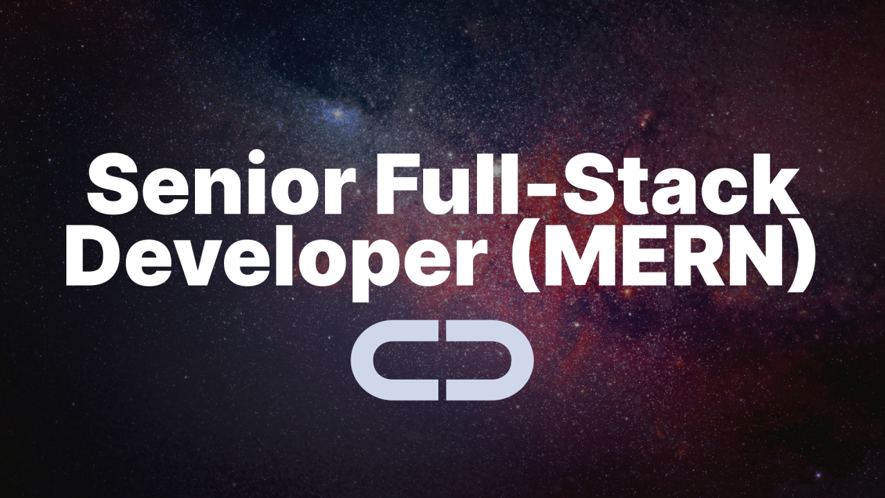 Senior Full-Stack Developer (MERN) Senior Full-Stack Developer (MERN)