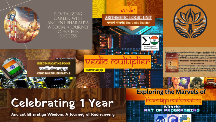 Celebrating One Year of Ancient Bharatiya Wisdom: A Journey of Rediscovery Celebrating One Year of Ancient Bharatiya Wisdom: A Journey of Rediscovery