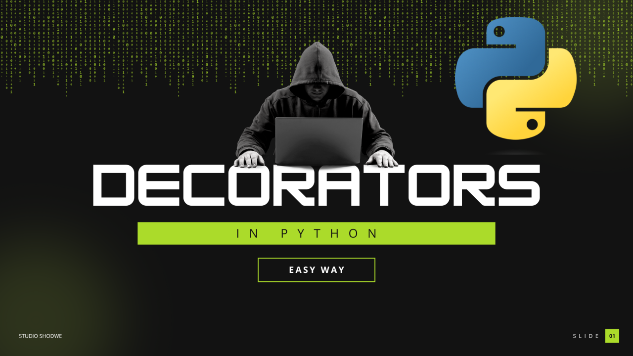DECORATORS in python DECORATORS in python