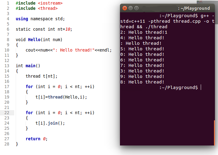 Multithreading in C++ Multithreading in C++