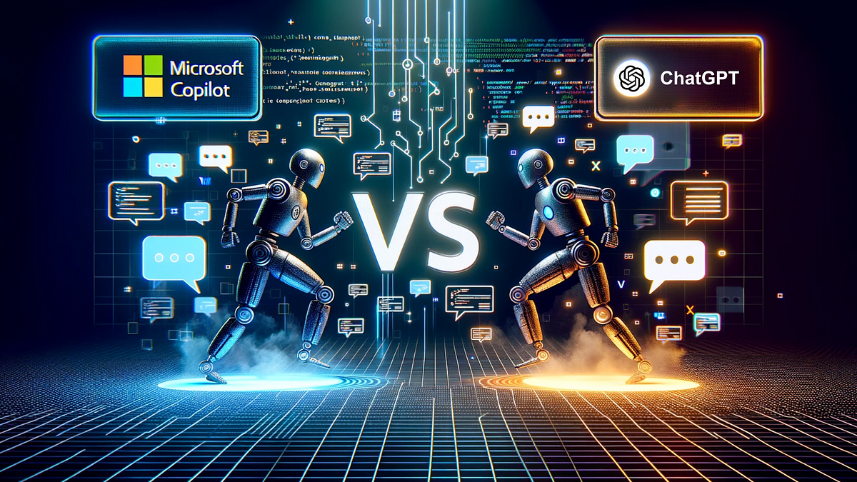 Microsoft Copilot vs. ChatGPT: A Battle of AI Titans 🤖⚡ Microsoft Copilot vs. ChatGPT: A Battle of AI Titans 🤖⚡
