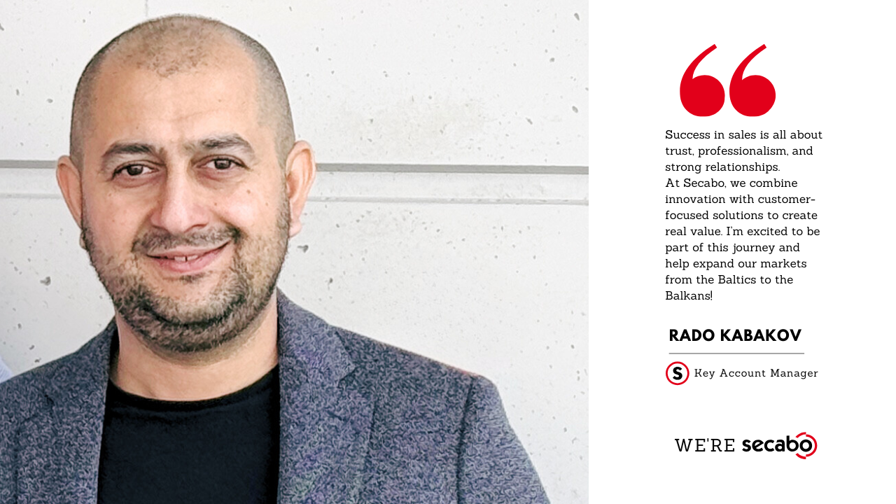 π Meet Radoslav β Our New Key Account Manager at Secabo! π π Meet Radoslav β Our New Key Account Manager at Secabo! π
