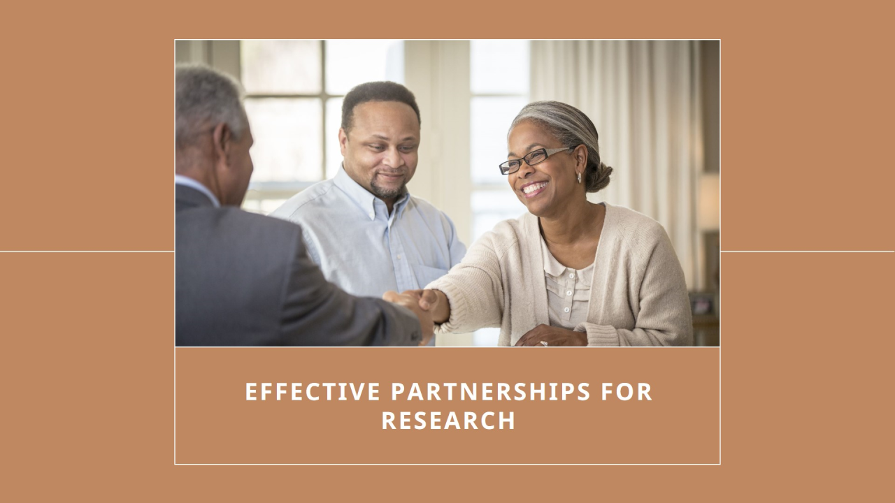 Building Effective Partnerships for Research-to-Policy Engagement Building Effective Partnerships for Research-to-Policy Engagement
