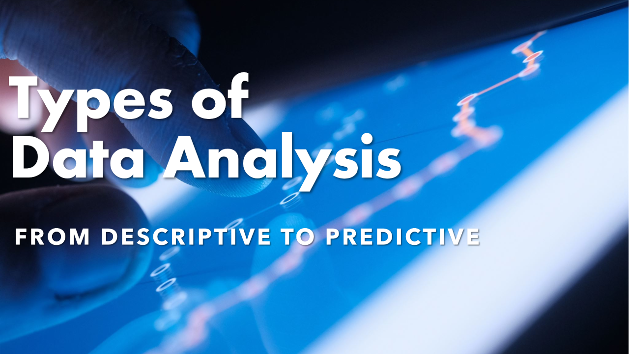 Types of Data Analysis: From Descriptive to Predictive Types of Data Analysis: From Descriptive to Predictive