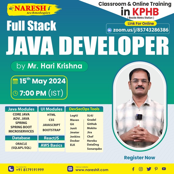 Mastering the Web: A Guide to Full Stack Java Development with Naresh-IT Mastering the Web: A Guide to Full Stack Java Development with Naresh-IT