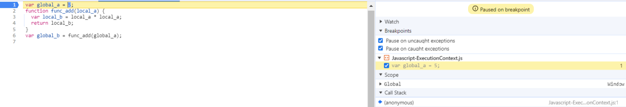 Javascript: Execution Context Javascript: Execution Context