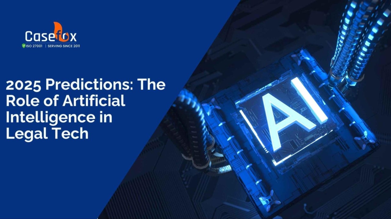 2025 Predictions: The Role of Artificial Intelligence in Legal Tech 2025 Predictions: The Role of Artificial Intelligence in Legal Tech