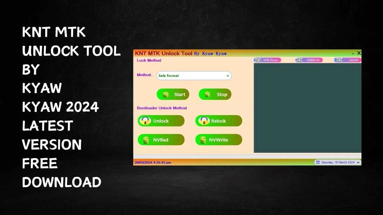 KNT MTK Unlock Tool 2024 Latest Version KNT MTK Unlock Tool 2024 Latest Version