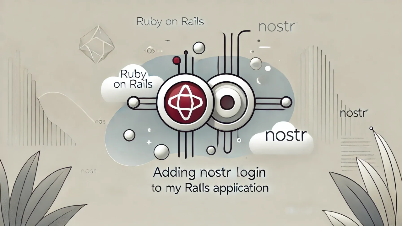Adding Nostr Login to My Rails Application Adding Nostr Login to My Rails Application