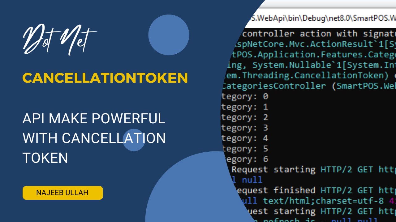 Dot NET Cancellation Support —API Make Powerful With Cancellation Token Dot NET Cancellation Support —API Make Powerful With Cancellation Token