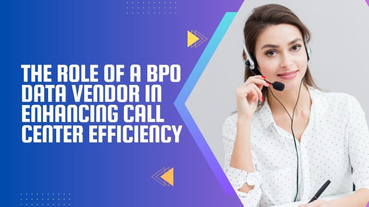 The Role of a BPO Data Vendor in Enhancing Call Center Efficiency The Role of a BPO Data Vendor in Enhancing Call Center Efficiency