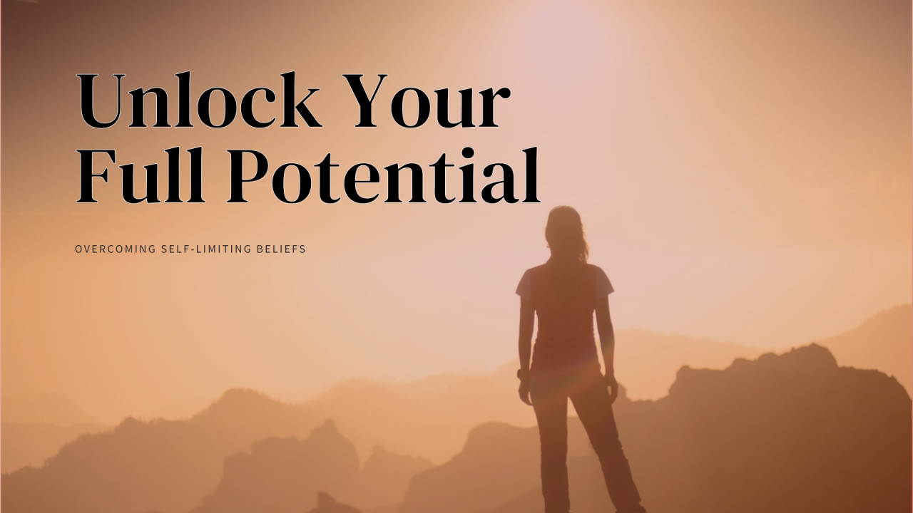 Overcoming Self-Limiting Beliefs: The Key to Unlocking Your Full Potential Overcoming Self-Limiting Beliefs: The Key to Unlocking Your Full Potential