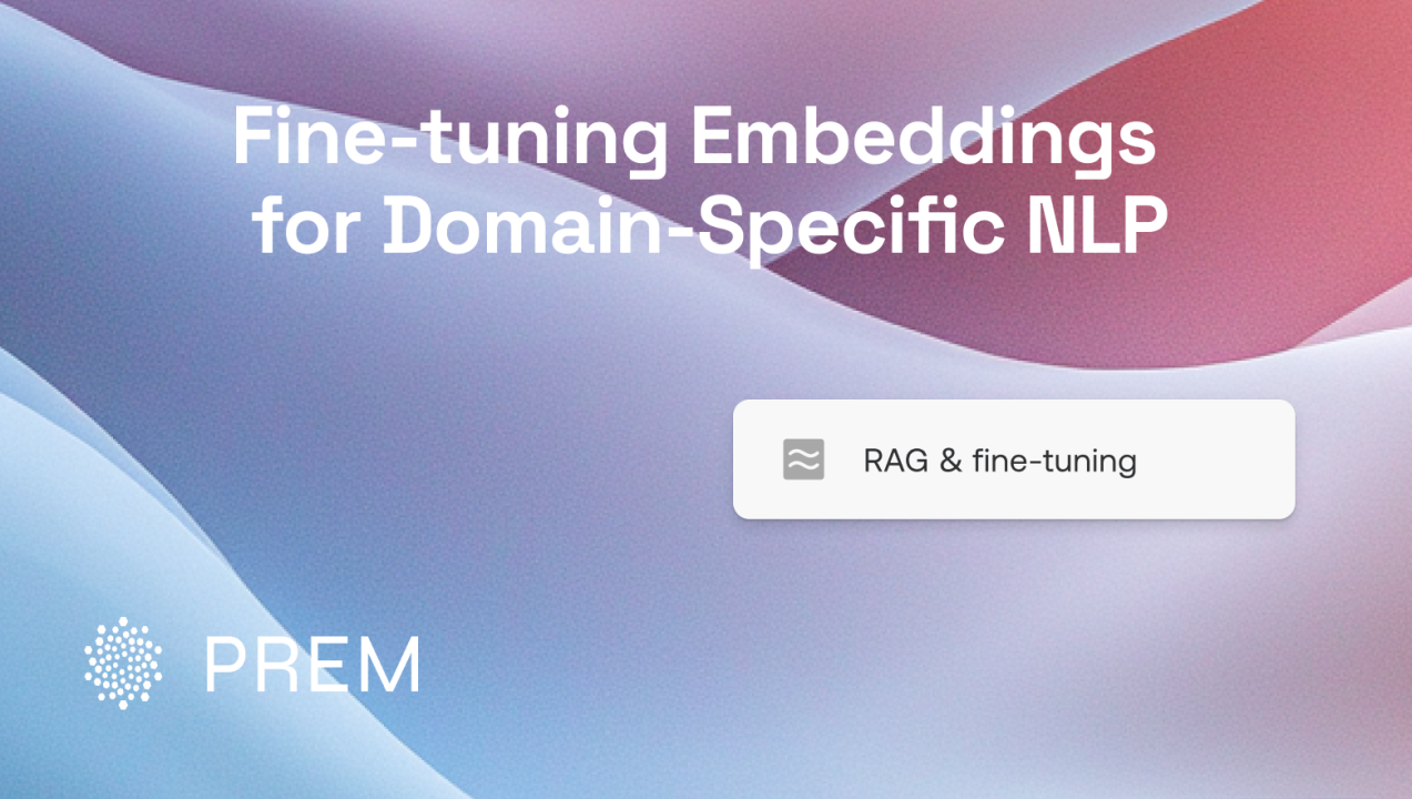 Fine-tuning Embeddings for Domain-Specific NLP Fine-tuning Embeddings for Domain-Specific NLP