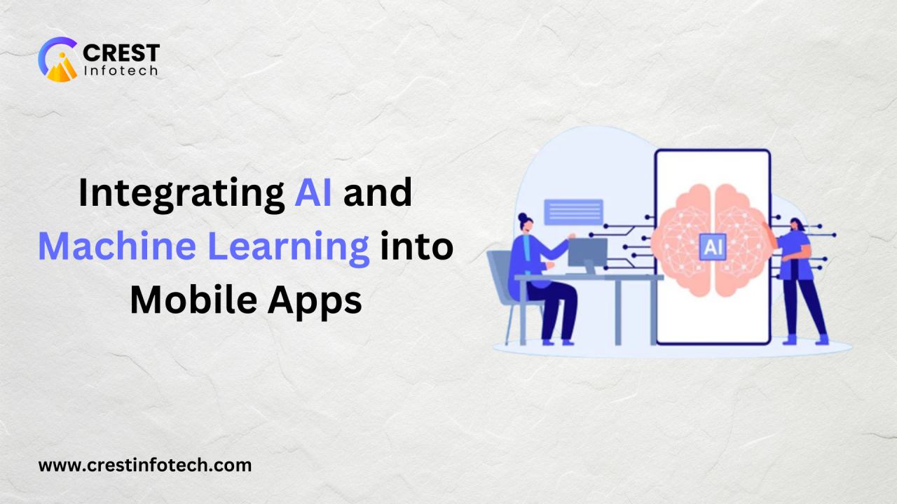 Integrating AI and Machine Learning into Mobile Apps Integrating AI and Machine Learning into Mobile Apps