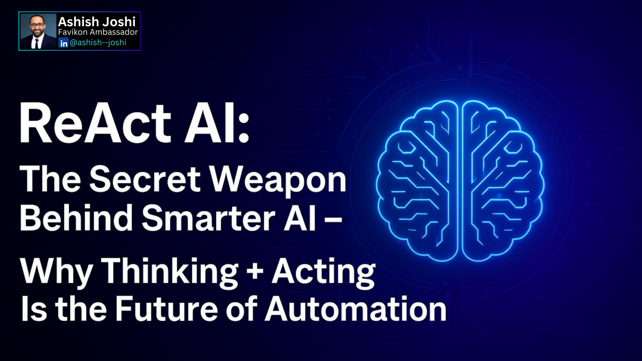 ReAct AI: The Secret Weapon Behind Smarter AI – Why Thinking + Acting ... ReAct AI: The Secret Weapon Behind Smarter AI – Why Thinking + Acting ...