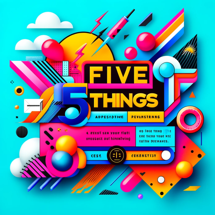 Five Things you should read Five Things you should read