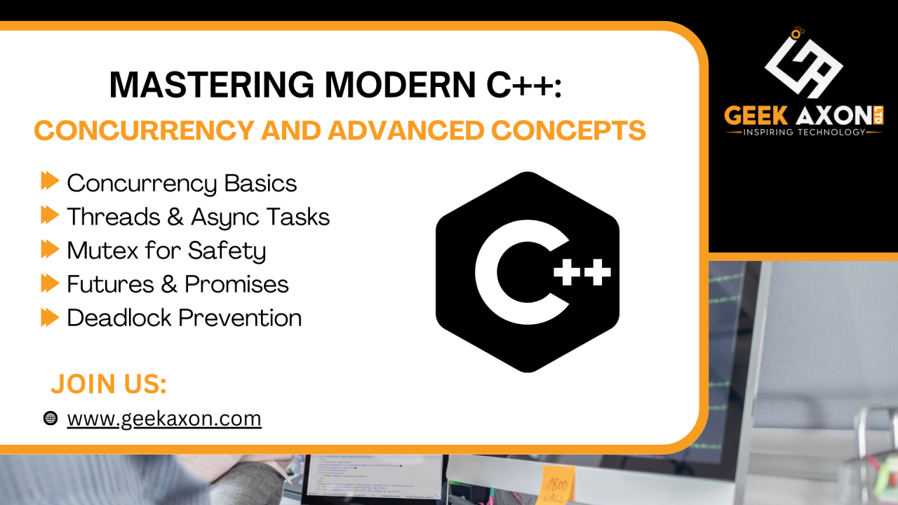 Mastering Concurrency and Advanced Features in C++ Mastering Concurrency and Advanced Features in C++
