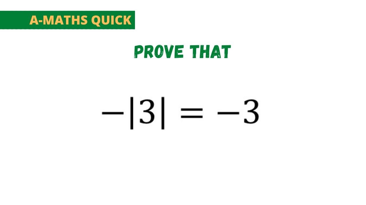 Is √(x²) = |x| True for Everything? Simplifying Absolute Values Is √(x²) = |x| True for Everything? Simplifying Absolute Values