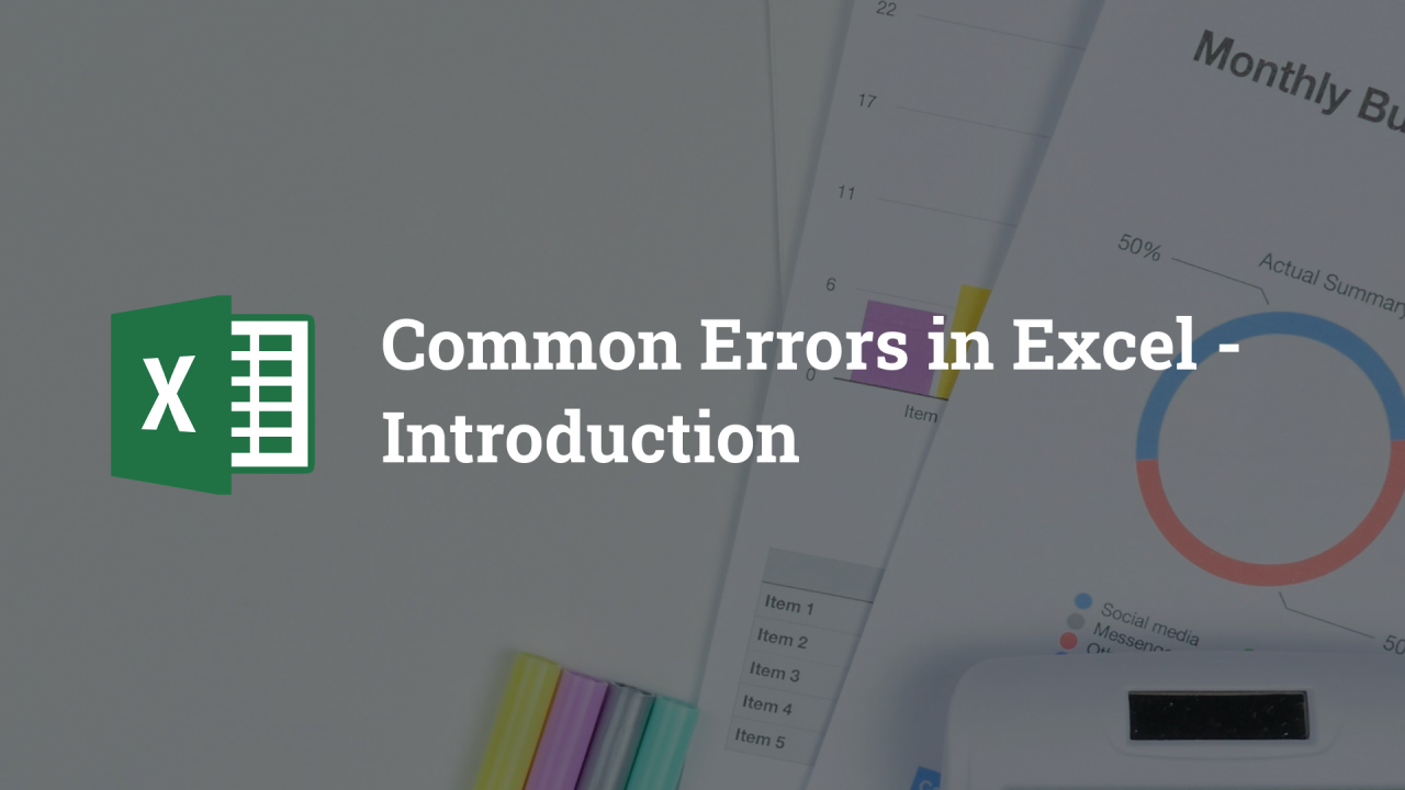 Introduction to Excel Errors: Understanding and Fixing Common Issues ... Introduction to Excel Errors: Understanding and Fixing Common Issues ...