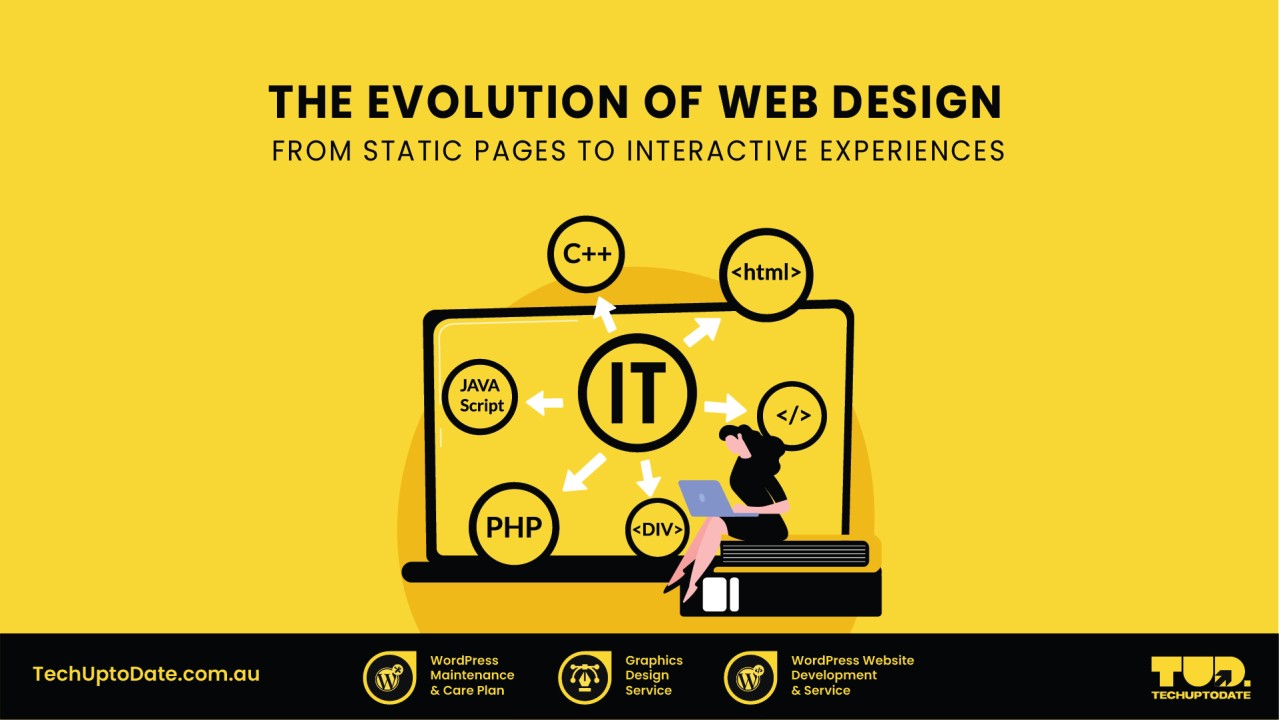 The Evolution of Web Design: From Static Pages to Interactive Experiences The Evolution of Web Design: From Static Pages to Interactive Experiences