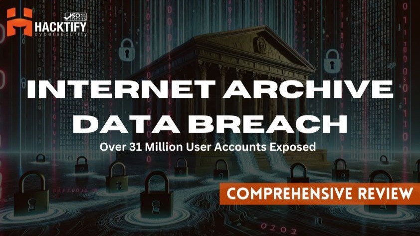 Internet Archive Data Breach: Over 31 Million User Accounts Exposed Internet Archive Data Breach: Over 31 Million User Accounts Exposed