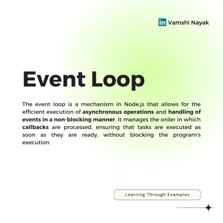 Event Loop in Node.js Event Loop in Node.js