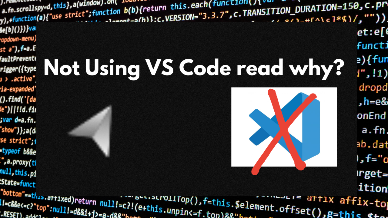 Code Talks #8: Not using VS Code! | Lokesh Kabra 🕷️🕸️ Code Talks #8: Not using VS Code! | Lokesh Kabra 🕷️🕸️