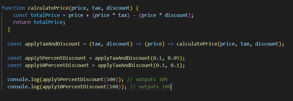 JavaScript Currying JavaScript Currying