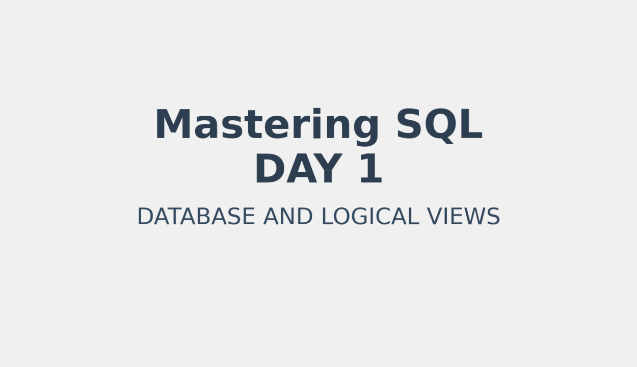 🚀 Day 1: Mastering SQL 🚀 🚀 Day 1: Mastering SQL 🚀