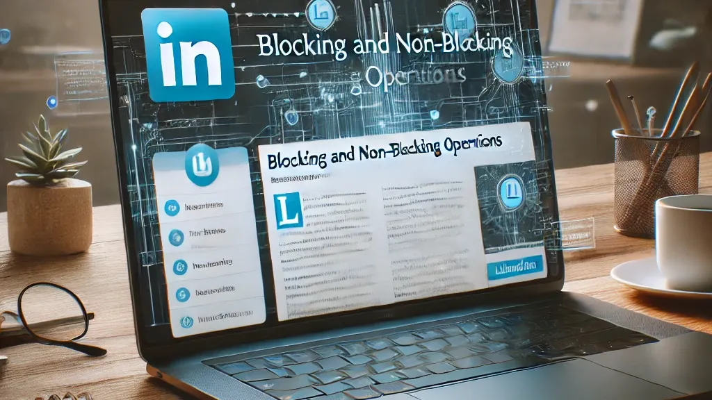 Blocking and Non-Blocking Operations Blocking and Non-Blocking Operations