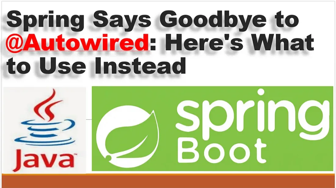 🔥 Why Spring Boot 3 Prefers Constructor-Based Dependency Injection Over ... 🔥 Why Spring Boot 3 Prefers Constructor-Based Dependency Injection Over ...