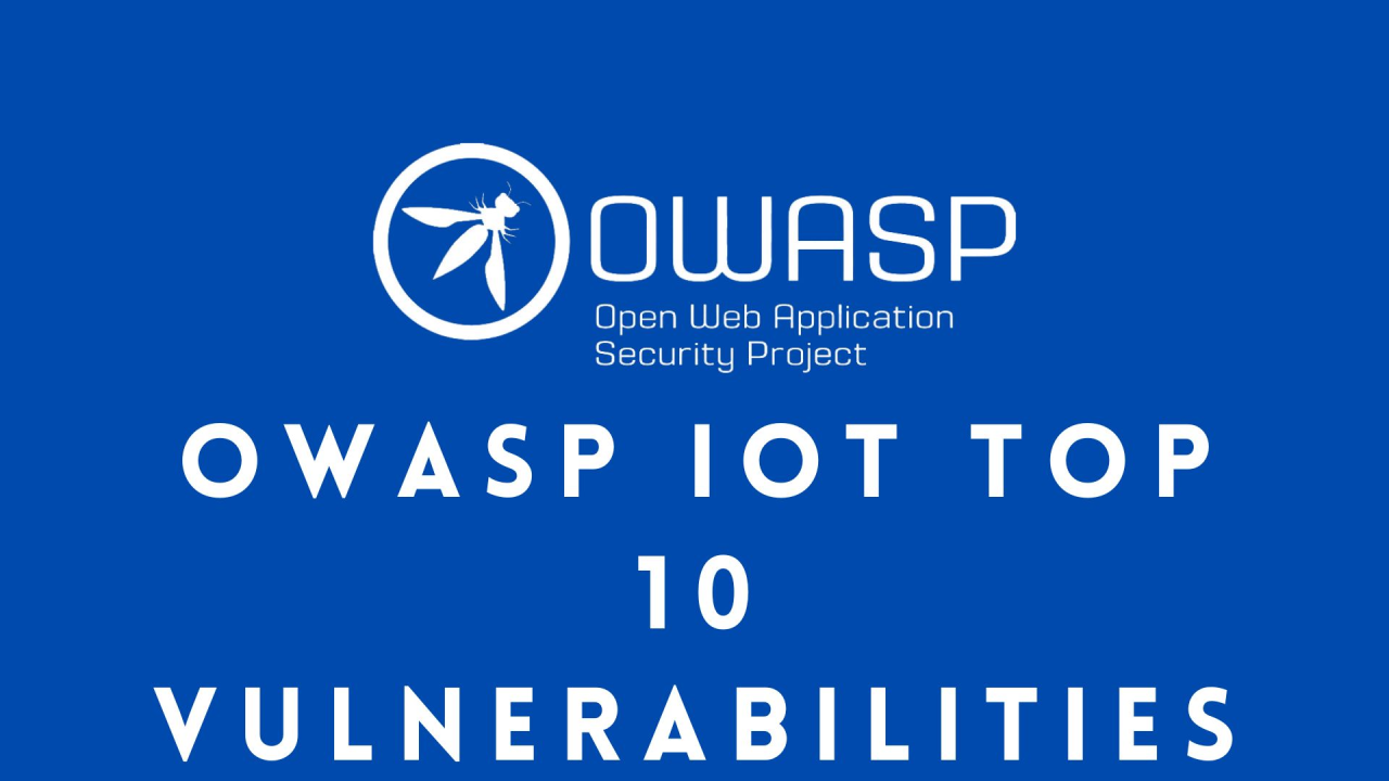 OWASP IoT Top 10 OWASP IoT Top 10