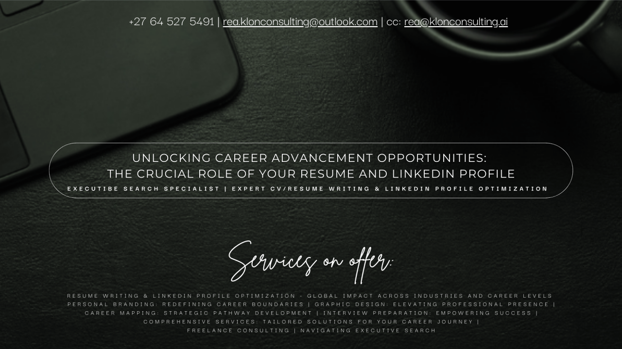 Your Talents Are in High Demand. Unlocking Career Advancement ... Your Talents Are in High Demand. Unlocking Career Advancement ...
