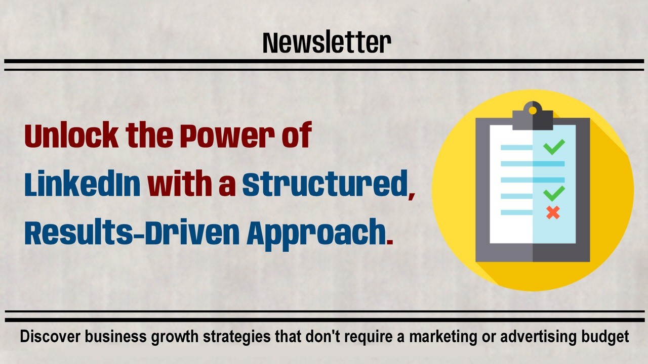 Unlock the Power of LinkedIn with a Structured, Results-Driven Approach. Unlock the Power of LinkedIn with a Structured, Results-Driven Approach.