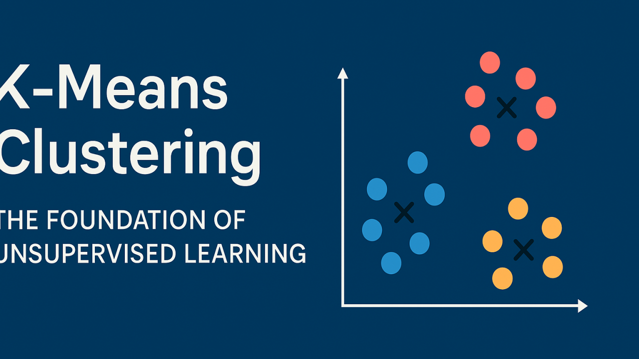 K-Means Clustering: The Foundation of Unsupervised Learning K-Means Clustering: The Foundation of Unsupervised Learning